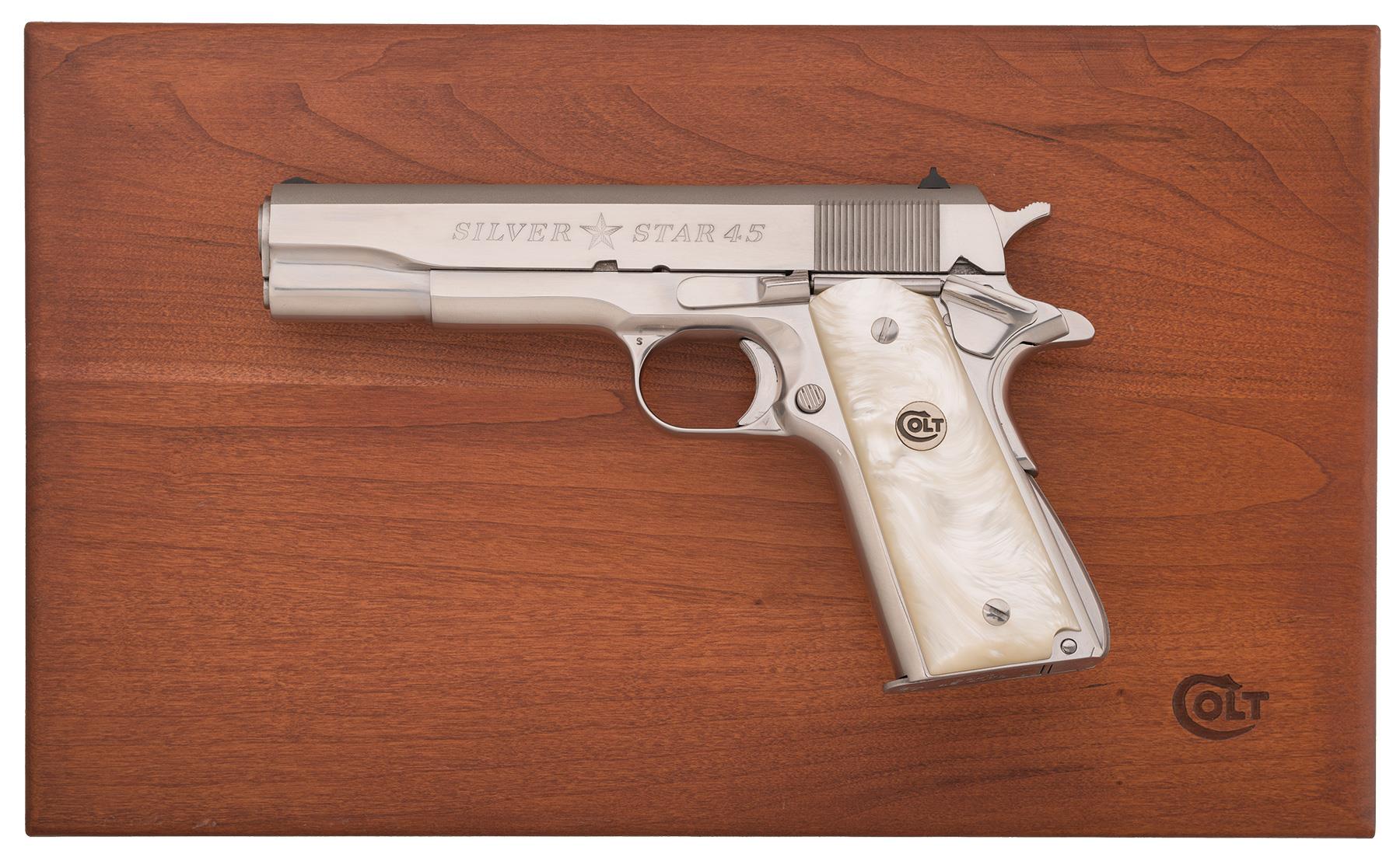 Colt Silver Star 45 Government Model Semi-Automatic Pistol | Rock ...