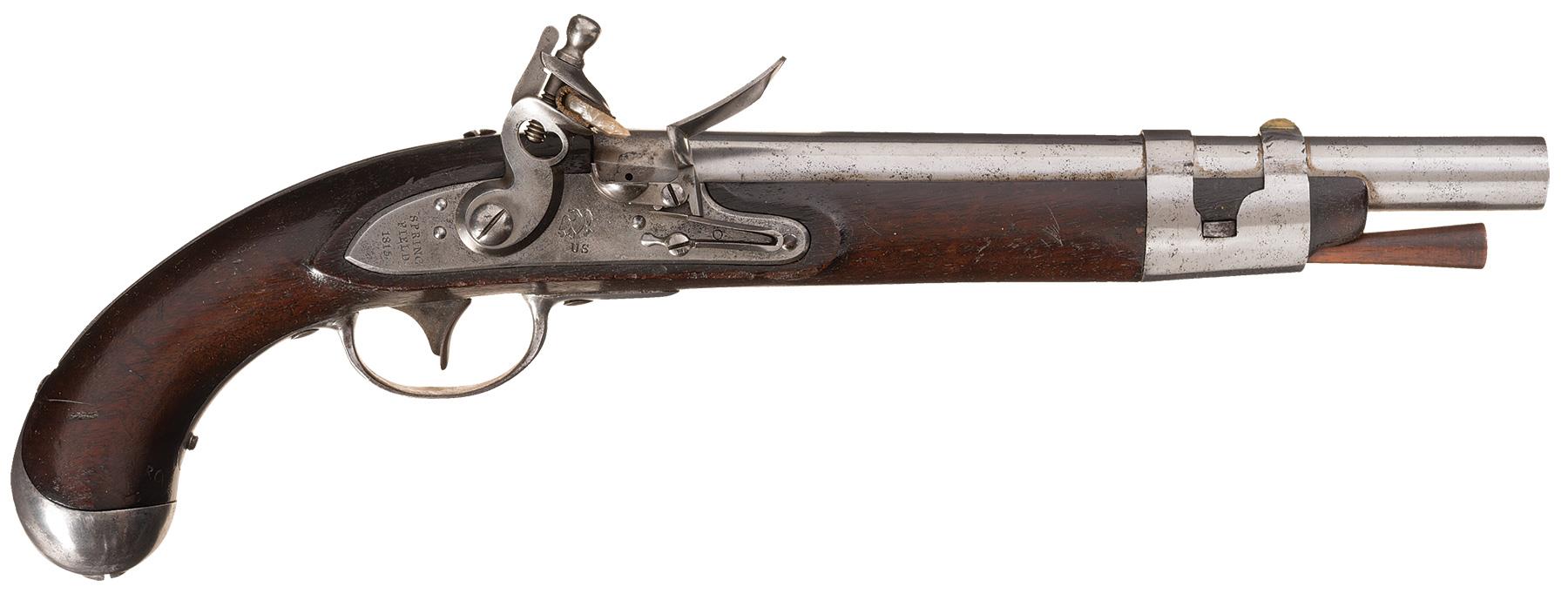 U.S. Springfield Armory Model 1817 Flintlock Pistol | Rock Island Auction
