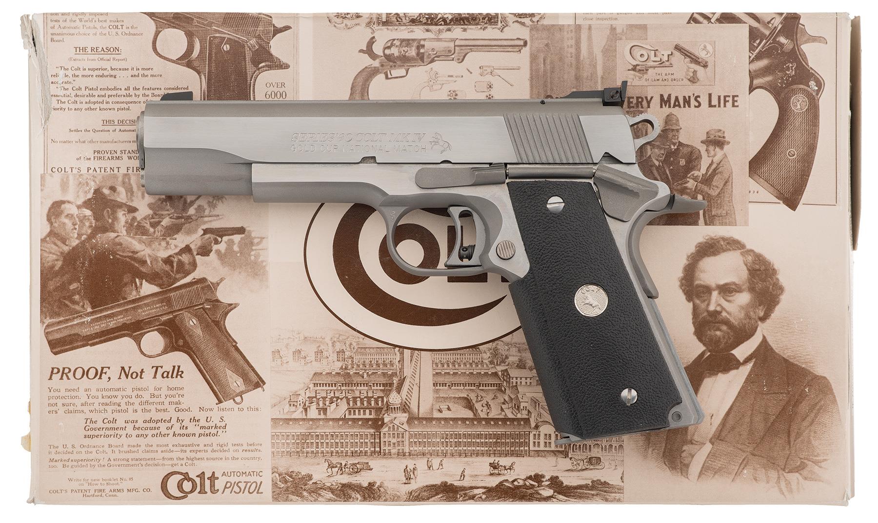 Colt Mark IV Series '80 Gold Cup National Match Enhanced Pistol | Rock ...