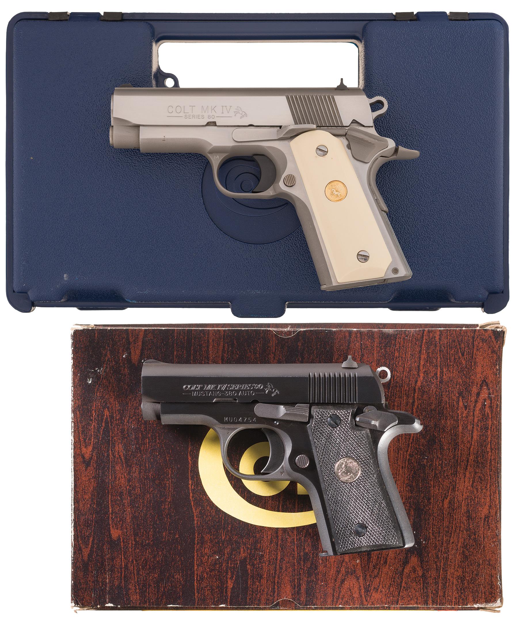 Two Colt Semi-Automatic Pistols | Rock Island Auction