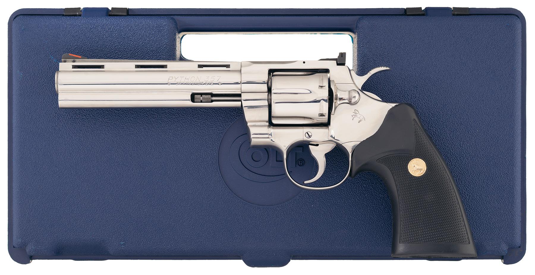 Colt Python Double Action Revolver with Case | Rock Island Auction