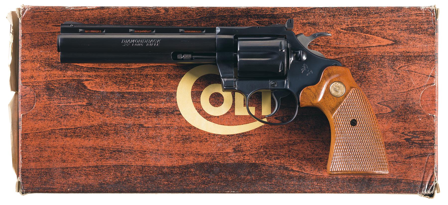 Colt Diamondback Double Action Revolver with Box | Rock Island Auction