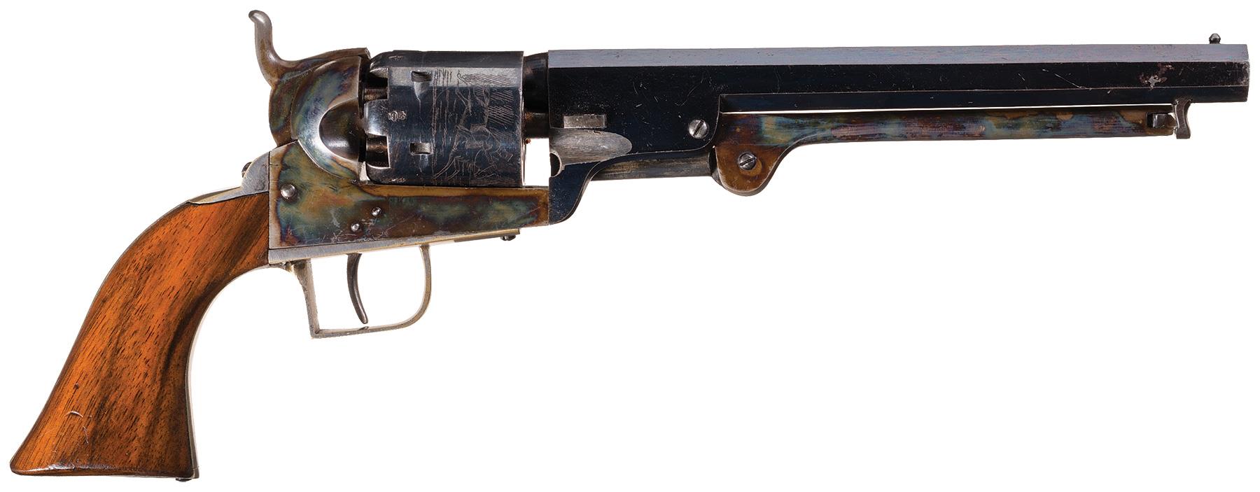 Belgian Copy of Colt Model 1851 Navy Percussion Revolver | Rock Island ...