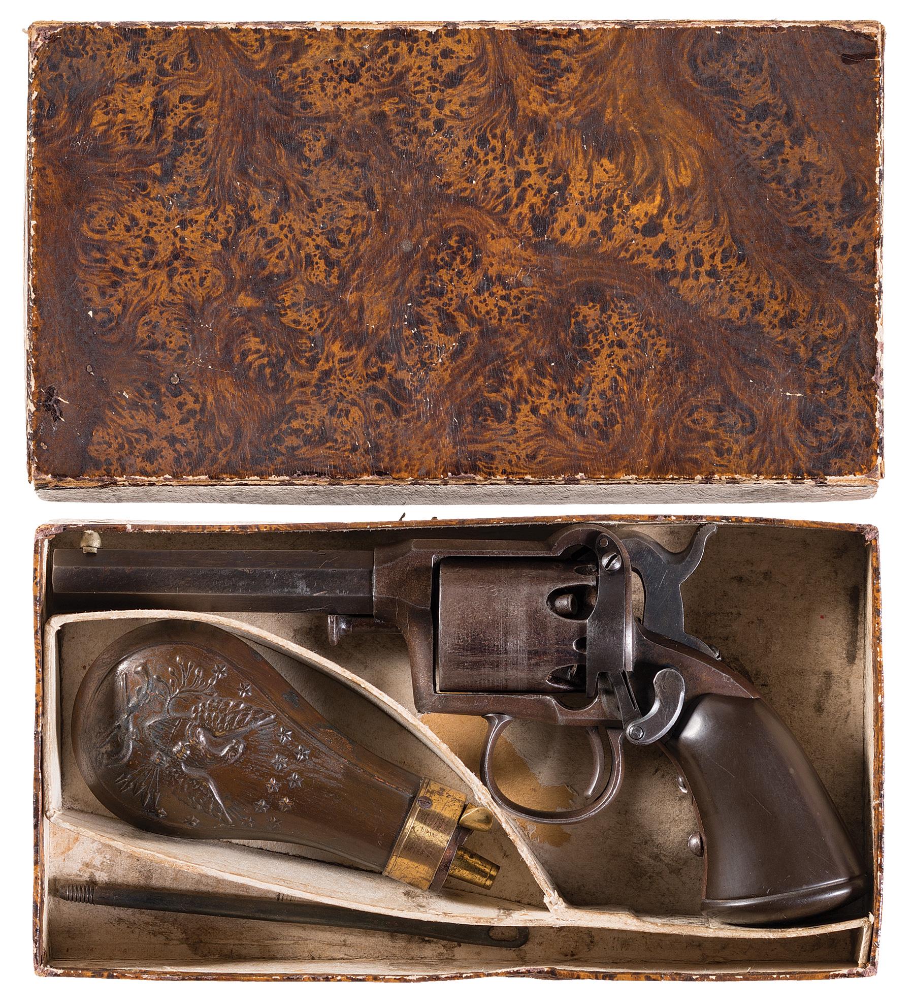 Boxed Remington Beals First Model Pocket Percussion Revolver | Rock ...