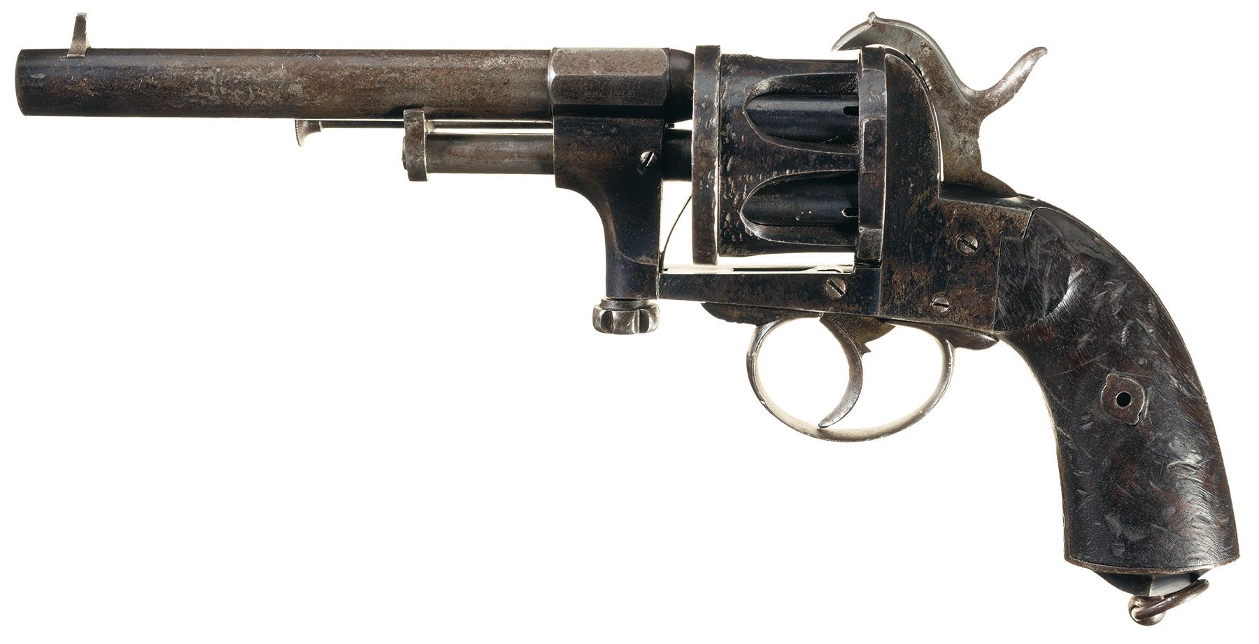 P. Polain Patent Pinfire Double Action Revolver | Rock Island Auction