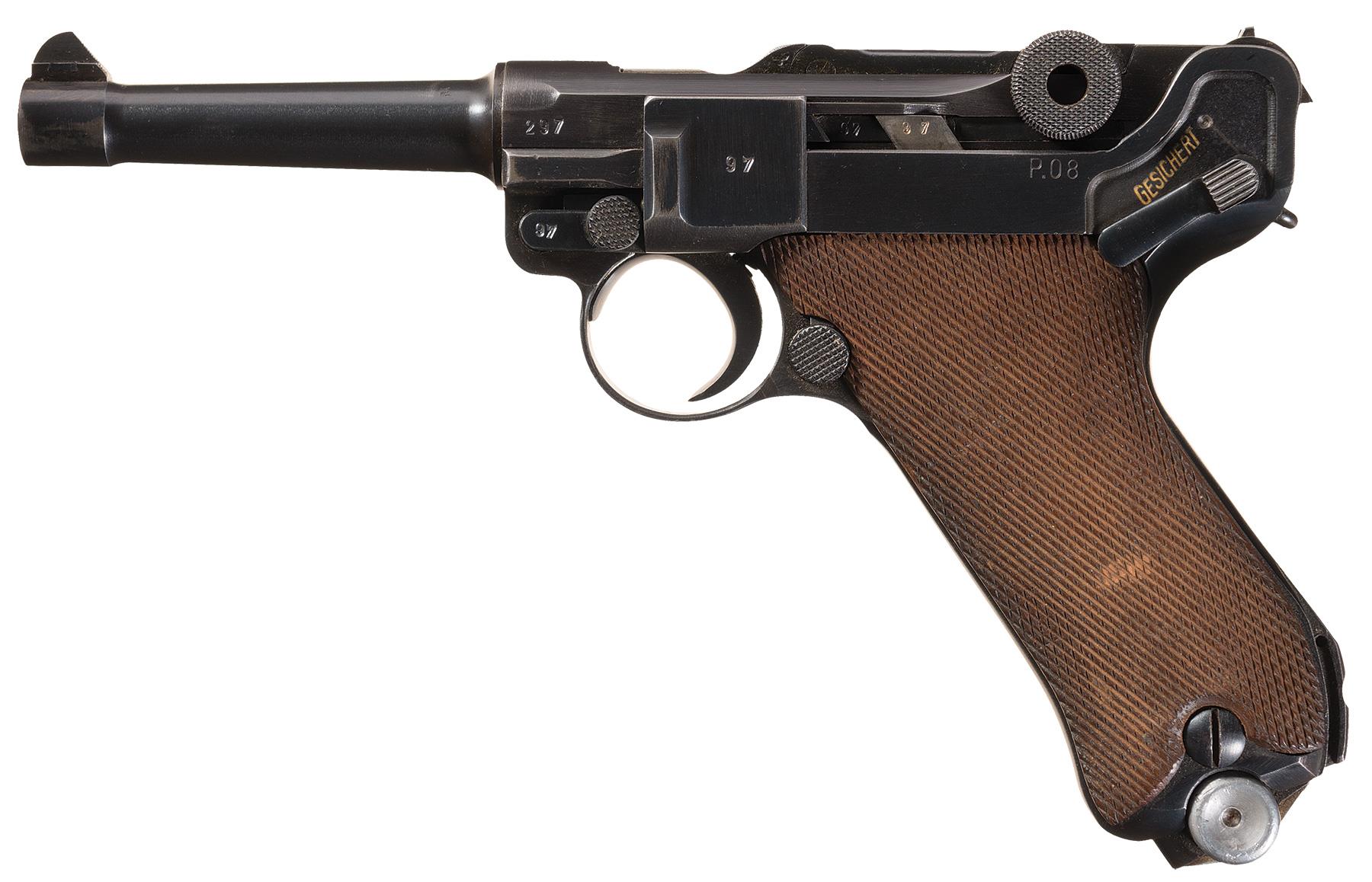 Mauser byf/42 Luger Pistol with 1942 Holster | Rock Island Auction