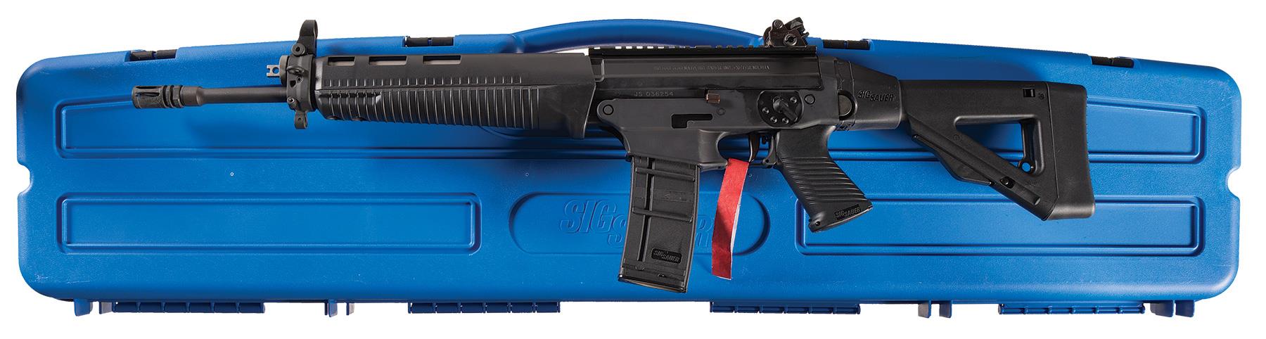 Sig Arms 556 Semi-Automatic Carbine with Red-Dot Sight and Case | Rock ...