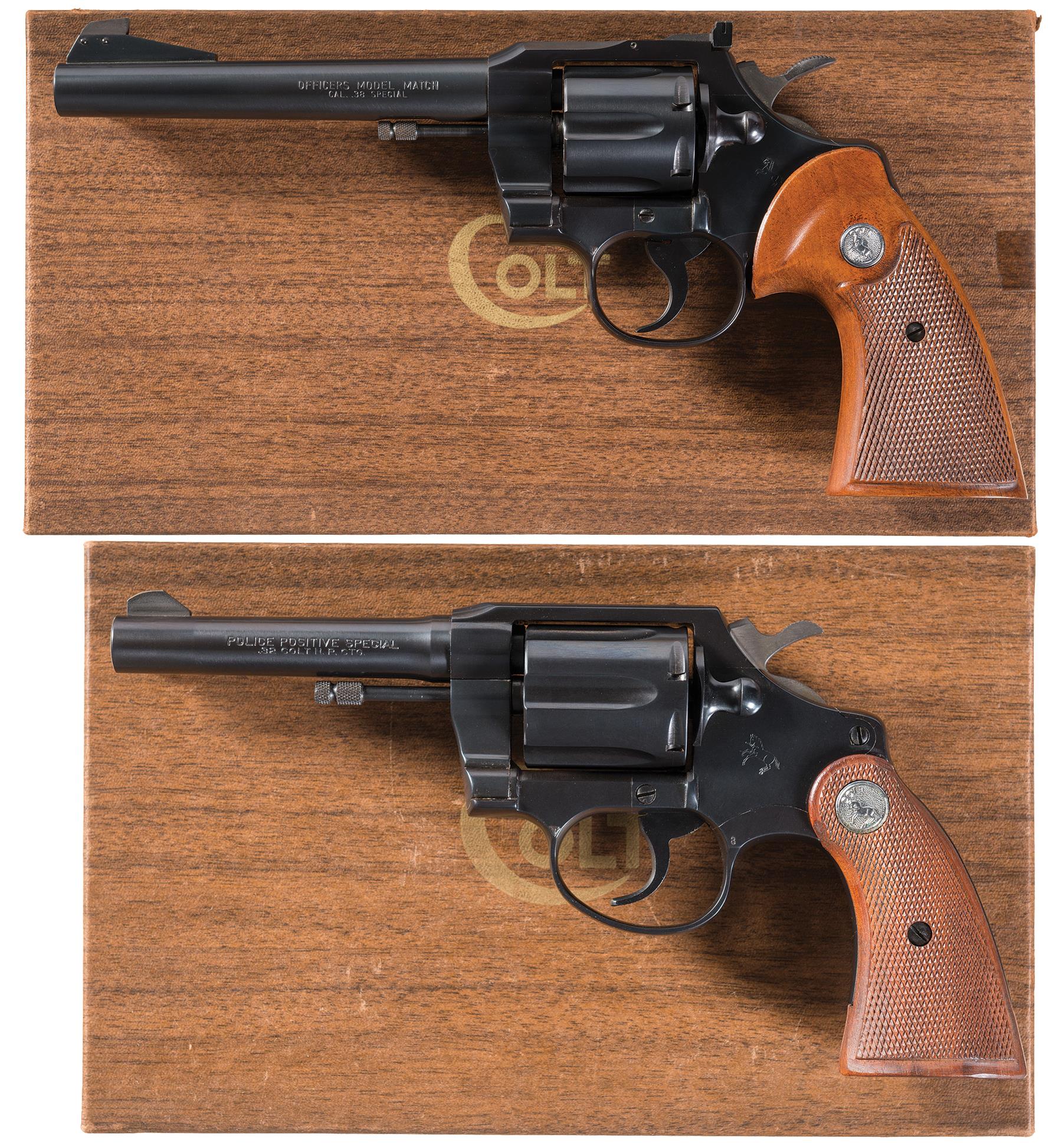 Collector's Lot of Two Colt Double Action Revolver | Rock Island Auction