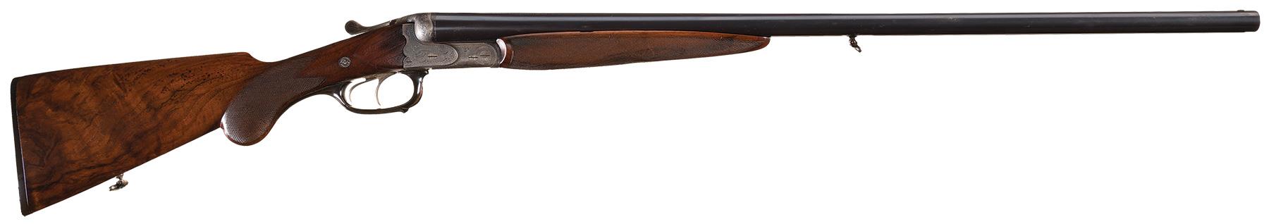 Engraved G.L. Rasch Side by Side Double Barrel Box Lock Shotgun | Rock ...