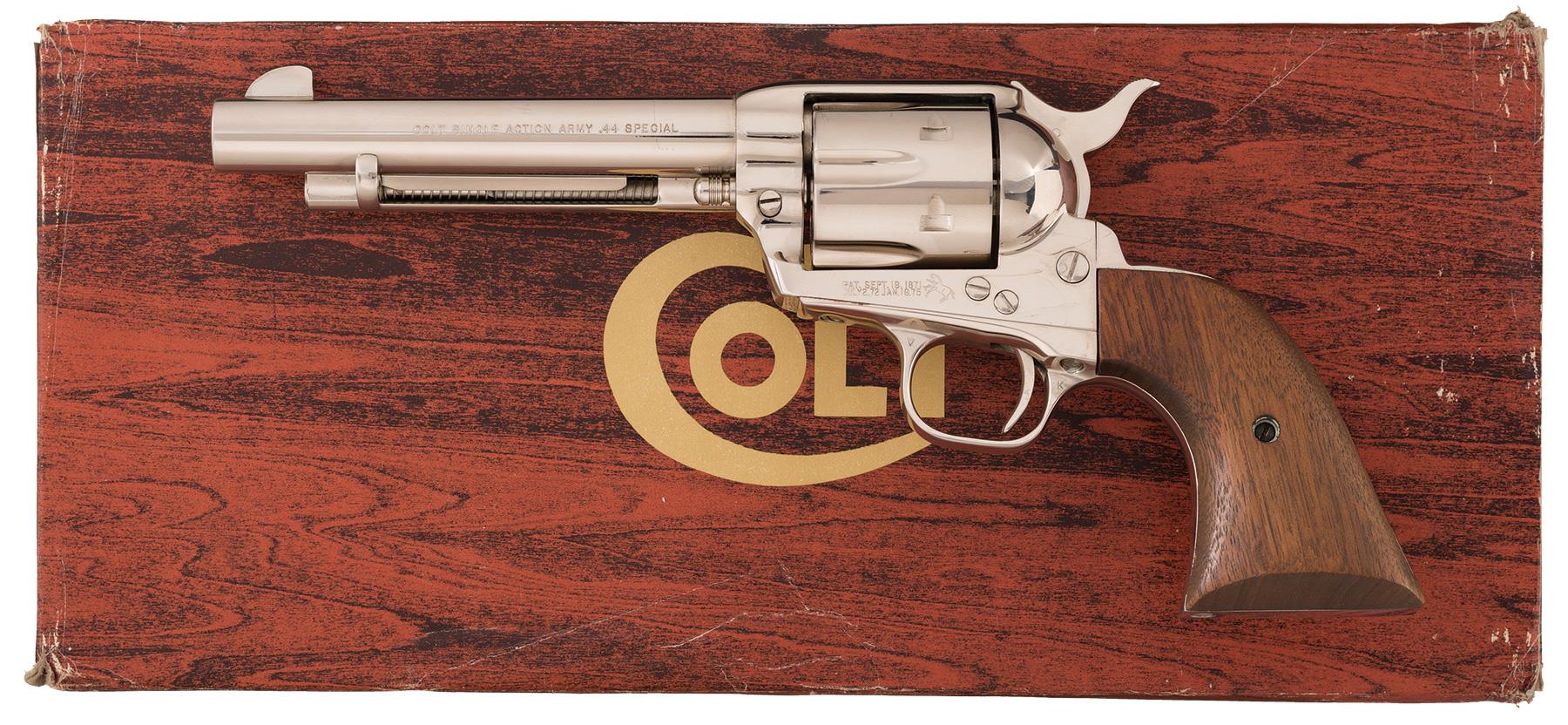 Nickel Plated Colt Single Action Army | Rock Island Auction