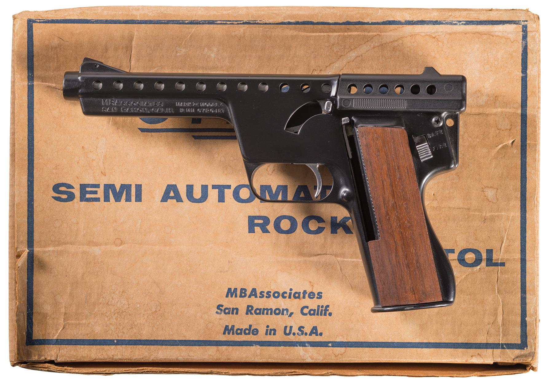MB Associates Mark II Model C Gyro-Jet Pistol | Rock Island Auction