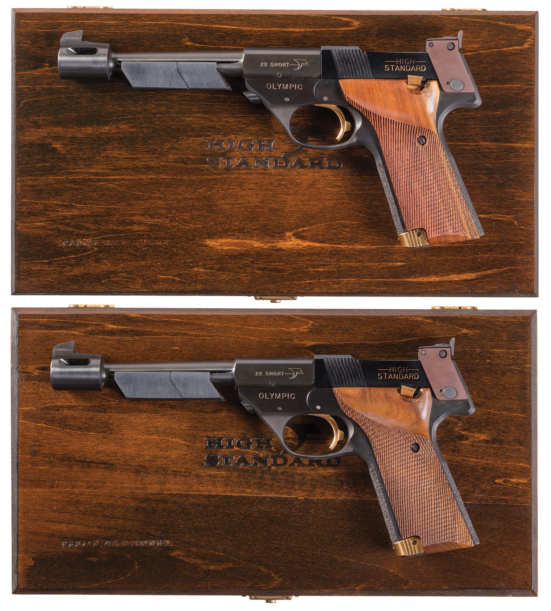 Two Consecutively Numbered High Standard Pistols | Rock Island Auction