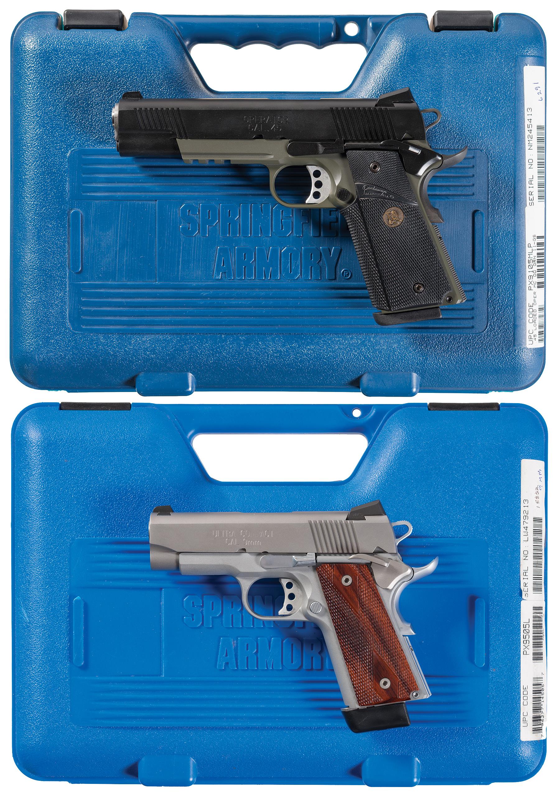 Two Springfield Armory (Inc.) Semi-Automatic Pistols | Rock Island Auction