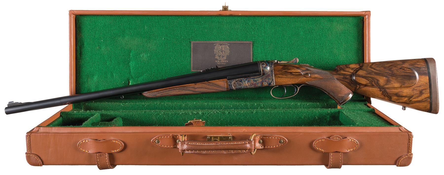 M.K. Owen 500 Express Double Rifle with Case | Rock Island Auction
