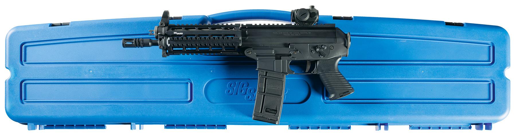 SIG Sauer P556 Semi-Automatic Pistol with Red-Dot Sight and Case | Rock ...