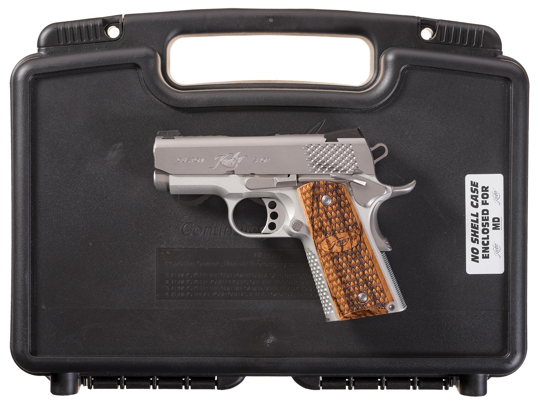 Kimber Custom Shop Stainless Ultra Raptor II Semi-Auto Pistol | Rock ...