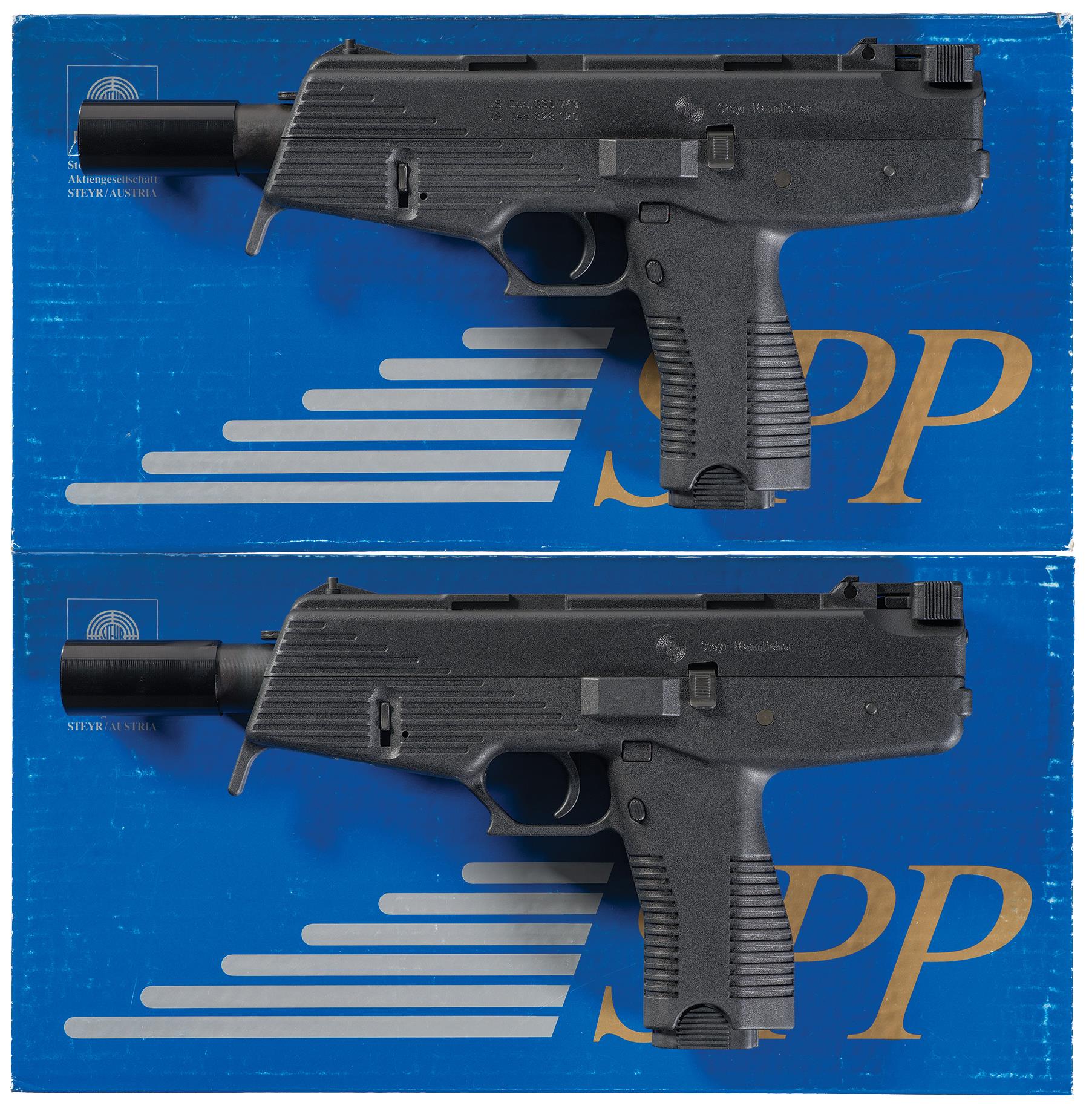 Two Steyr SSP Semi-Automatic Pistols with Boxes | Rock Island Auction