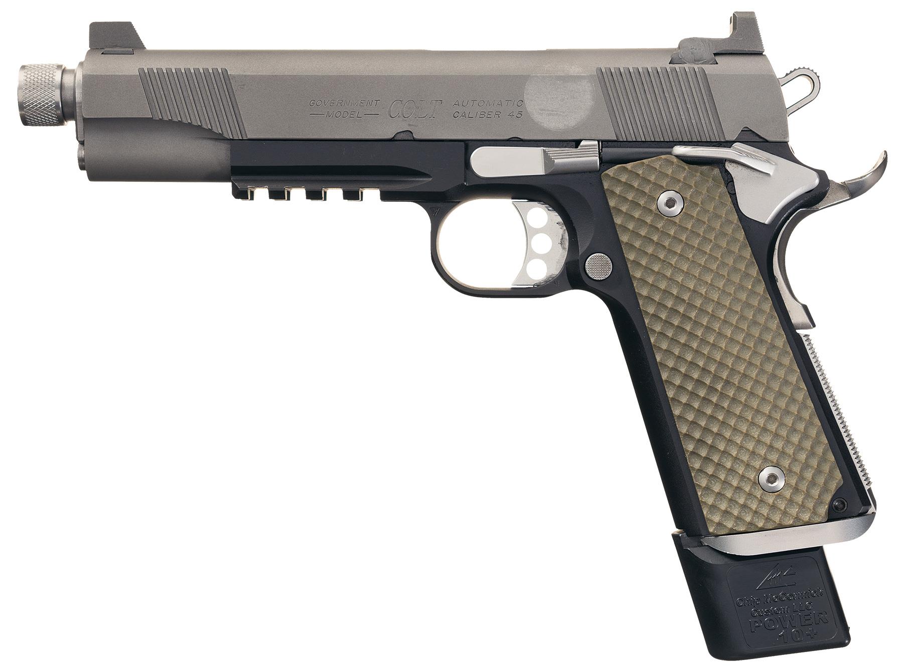 Colt Government Model Rail Gun Semi-Automatic Pistol | Rock Island Auction