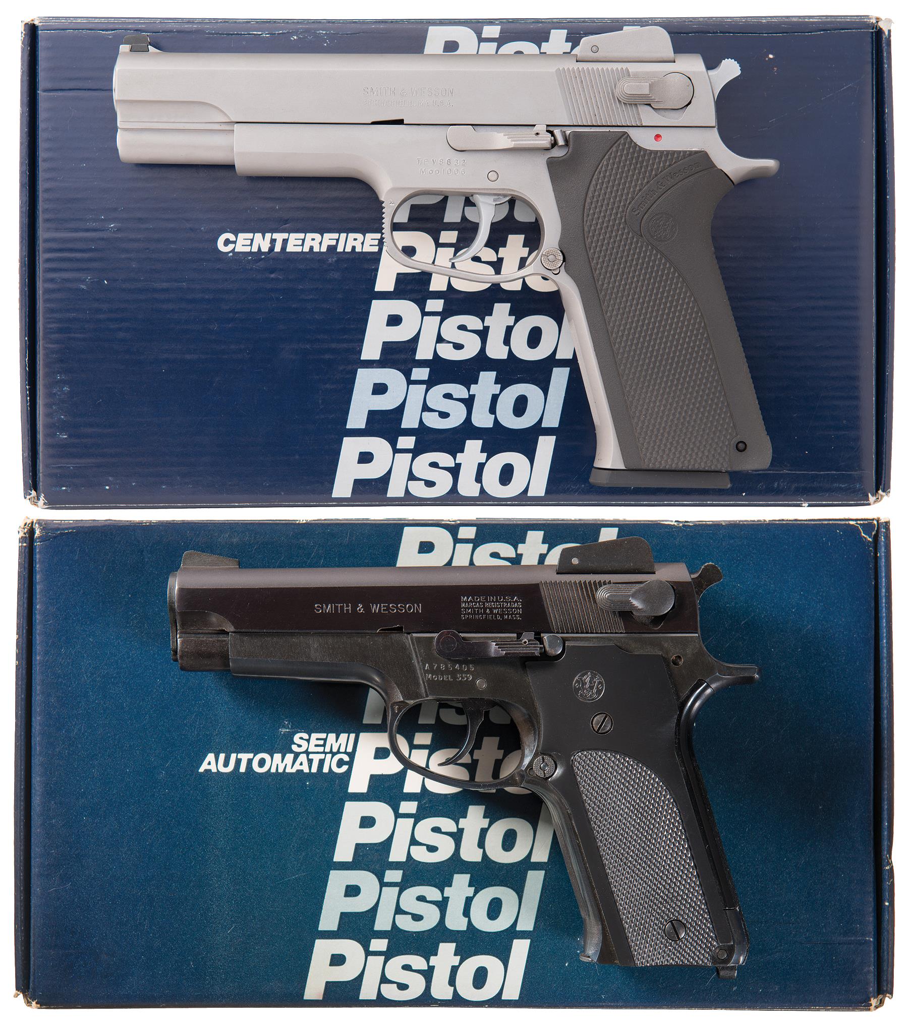 Two Smith & Wesson Semi-Automatic Pistols with Boxes | Rock Island Auction
