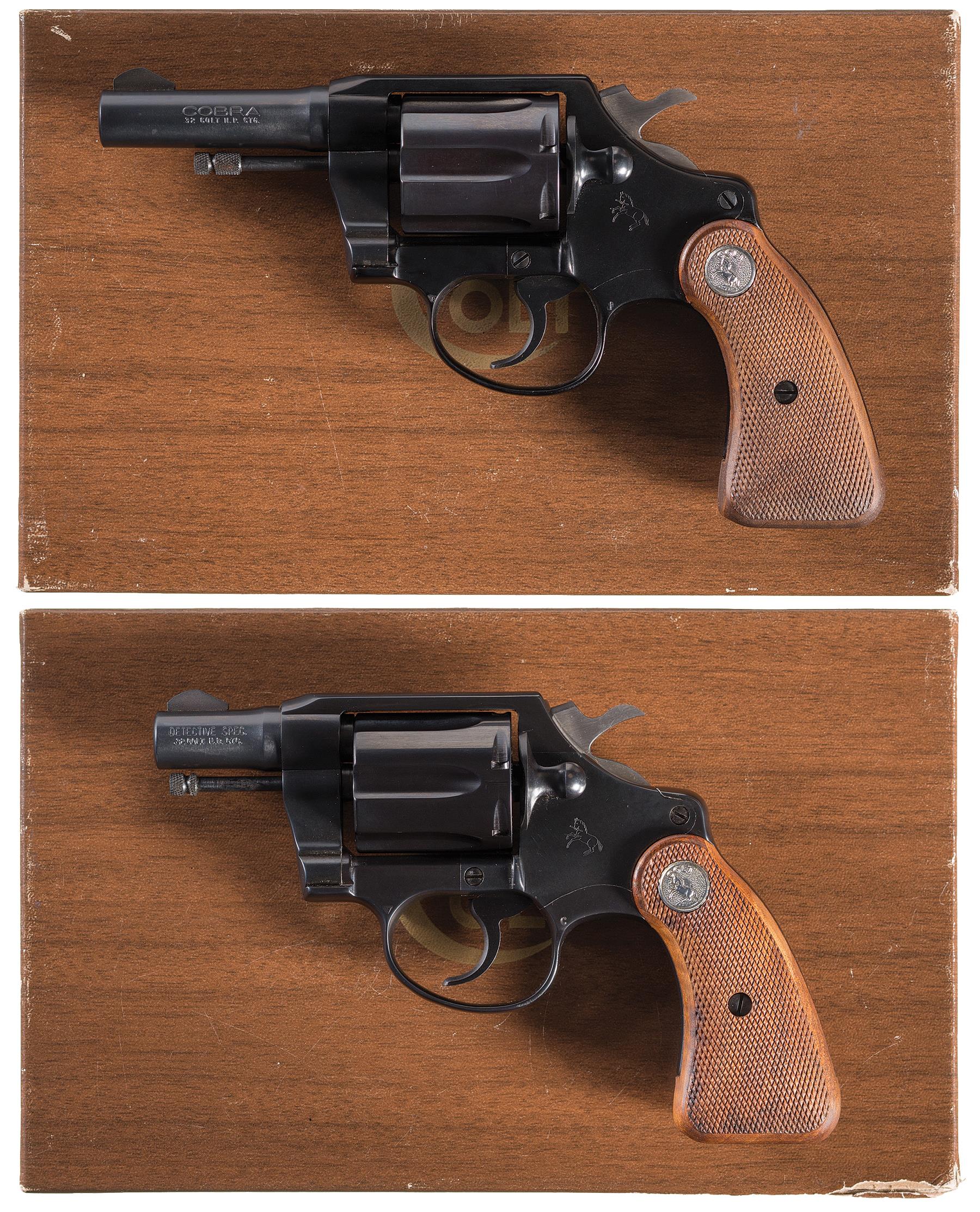 Collector's Lot of Two Colt Double Action Revolvers | Rock Island Auction