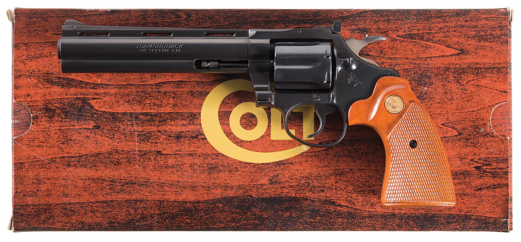 Colt Diamondback Double Action Revolver with Box | Rock Island Auction