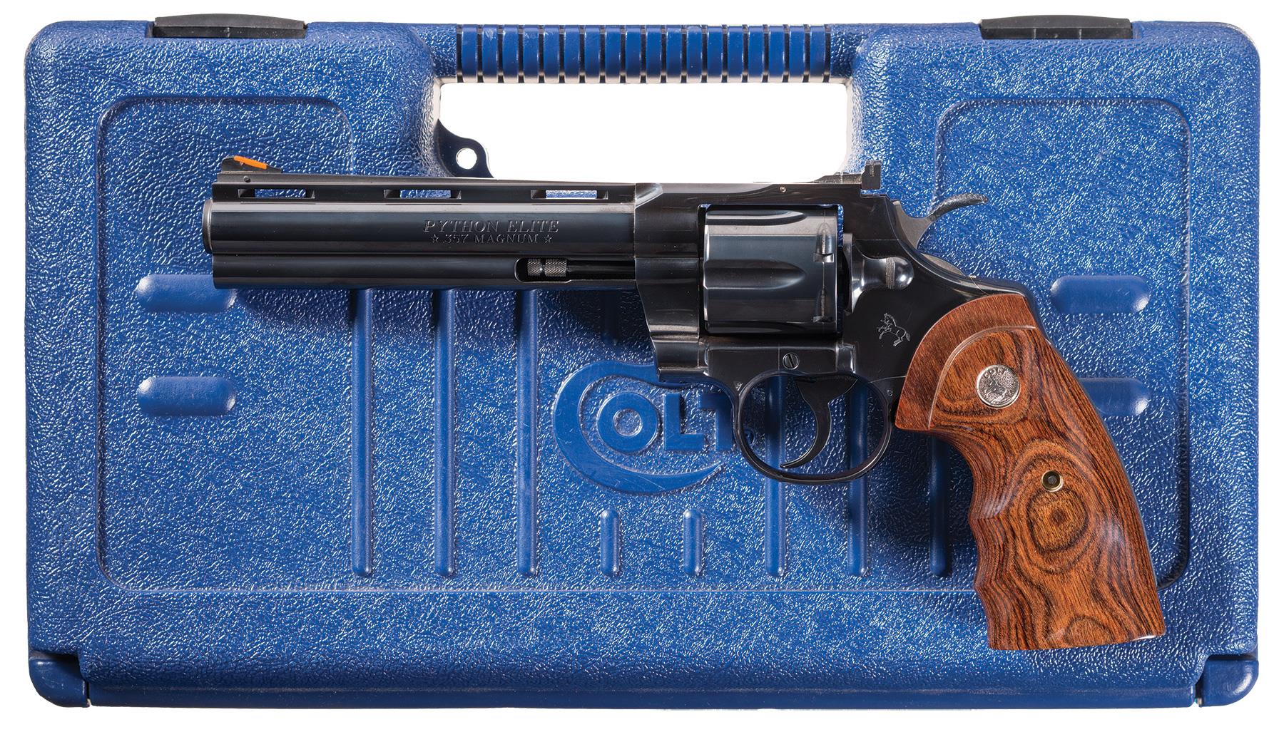 Colt Python Elite Double Action Revolver with Case | Rock Island Auction