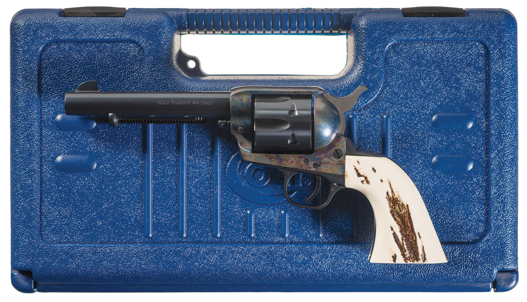 Colt Cowboy Single Action Revolver with Case | Rock Island Auction