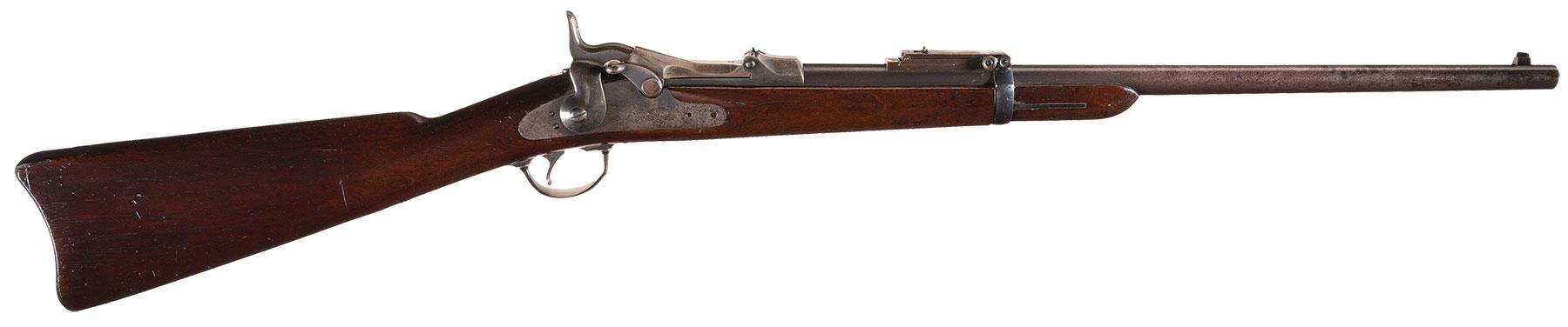 Rare U.S. Springfield Model 1877 Trapdoor Carbine | Rock Island Auction