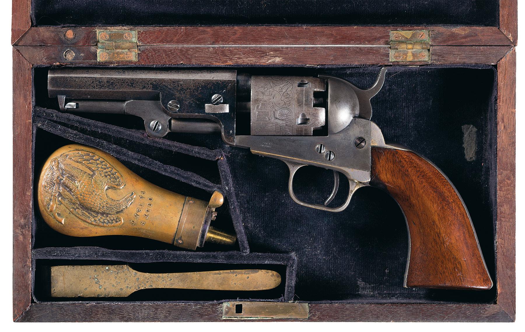 Cased Colt Model 1849 Percussion Revolver | Rock Island Auction