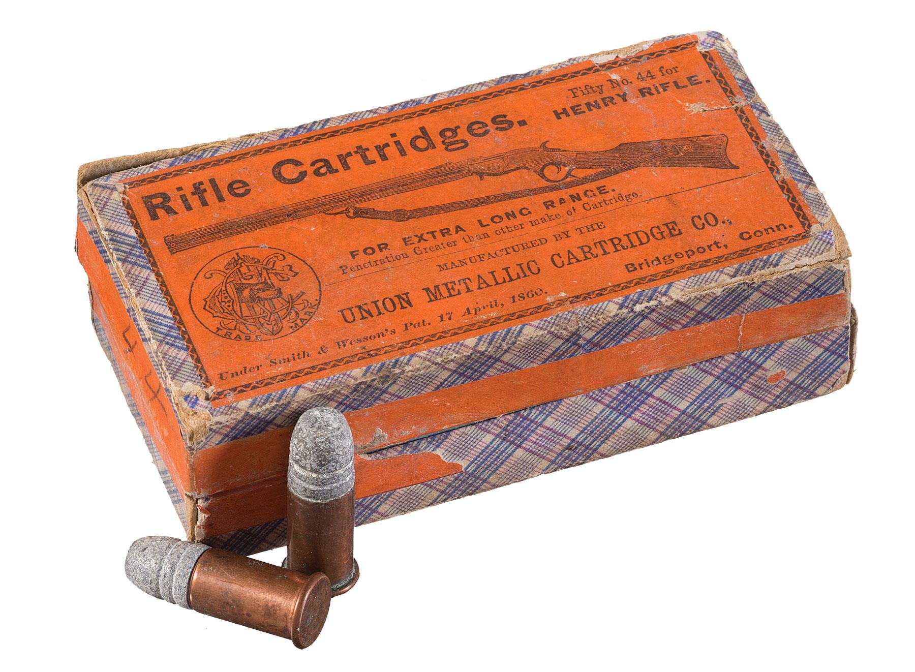 Box of UMC .44 Henry Rimfire Cartridges Picture Box | Rock Island Auction