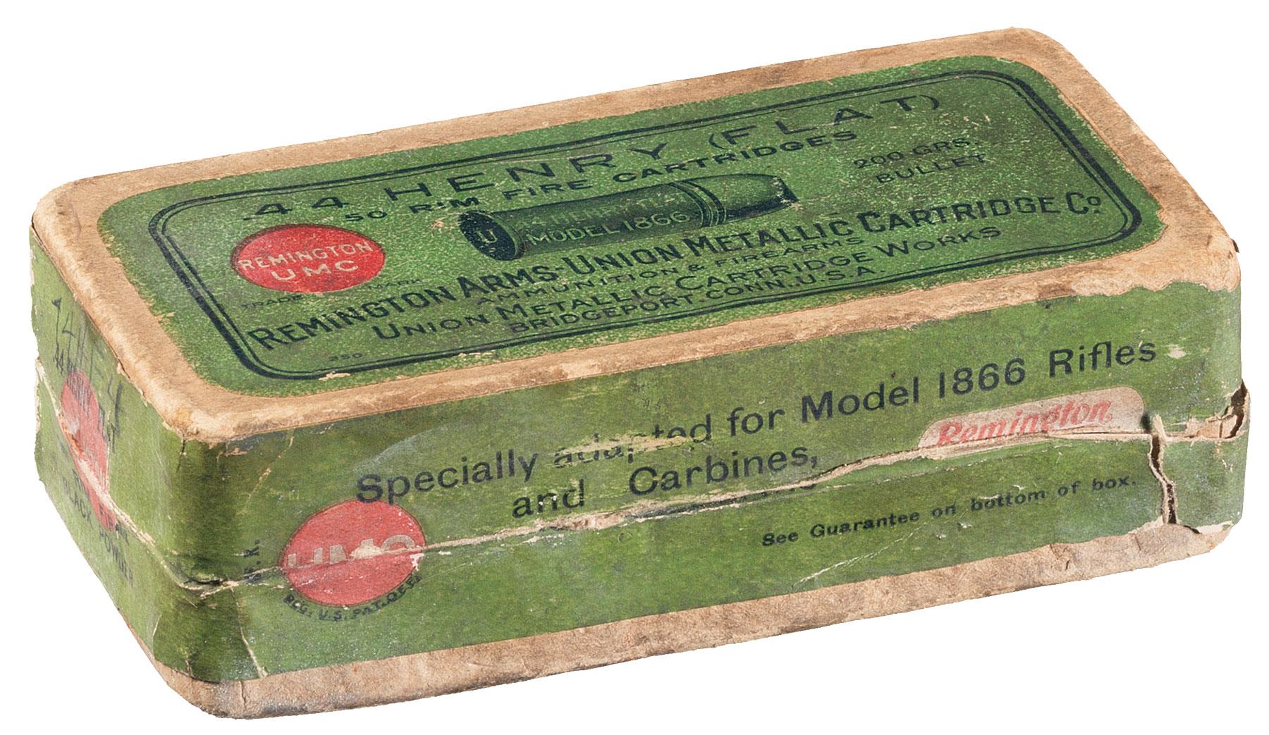 Remington-Union Metallic Cartridge Co. .44 Henry Ammunition Box | Rock ...