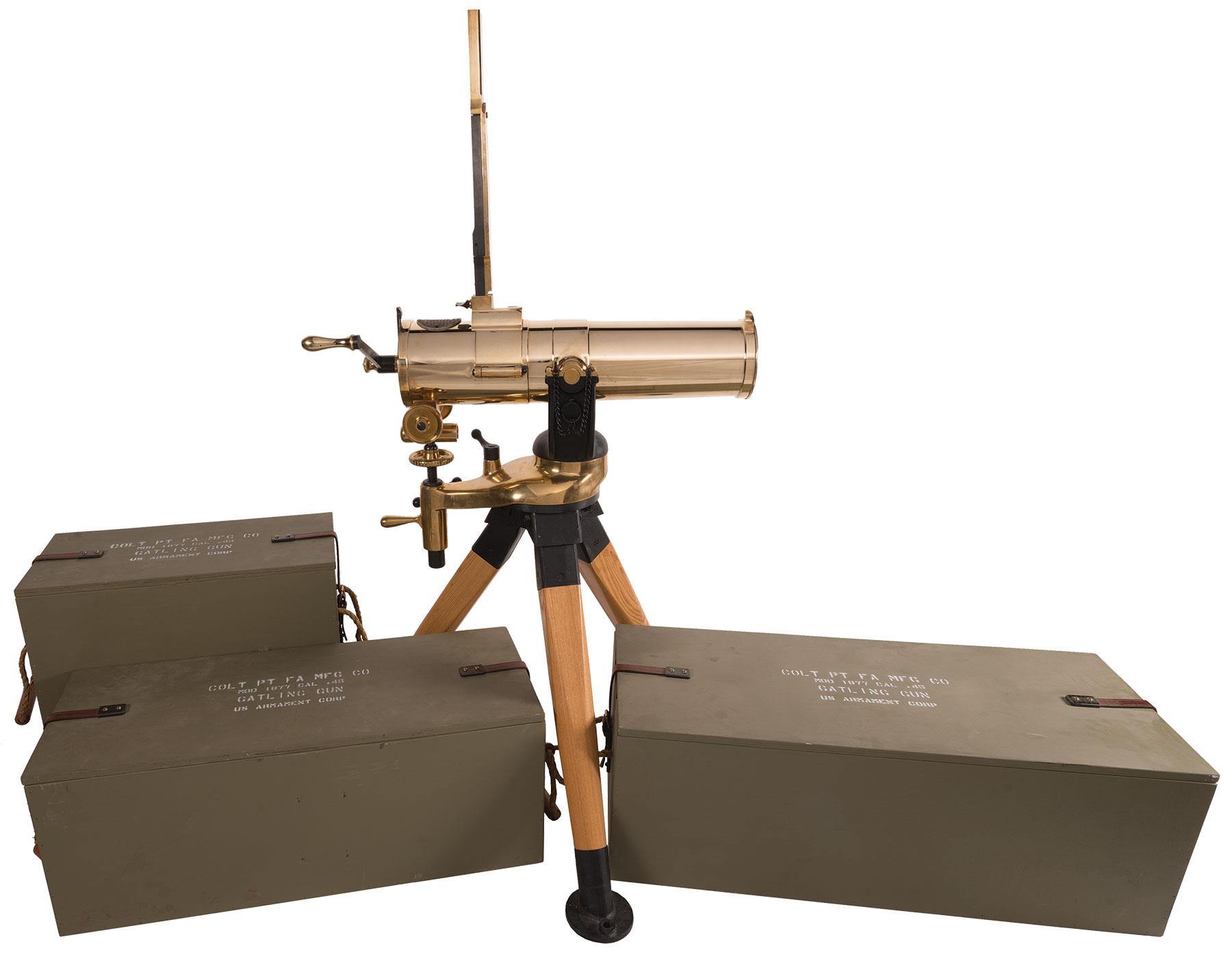 U.S. Armament Corp. 1877 Bull Dog Gatling Battery Gun | Rock Island Auction