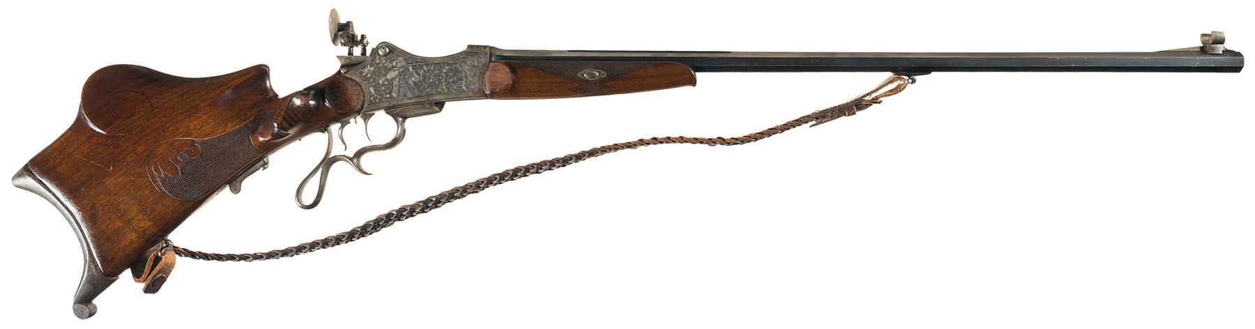 Engraved Heym Single Shot Martini Action Schuetzen Rifle | Rock Island ...