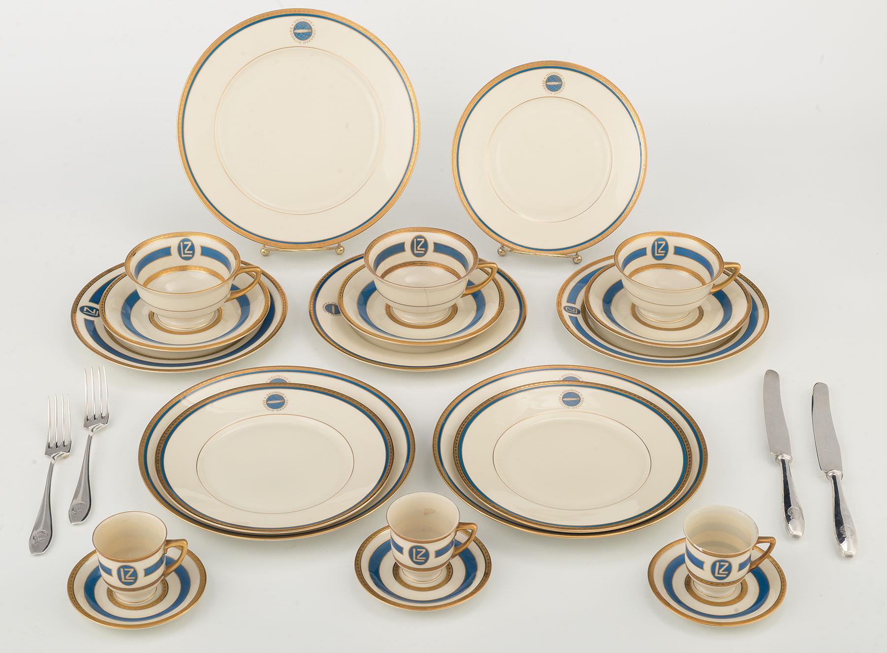 Graf Zeppelin Airship Tea and Dinner Service Ensemble | Rock Island Auction