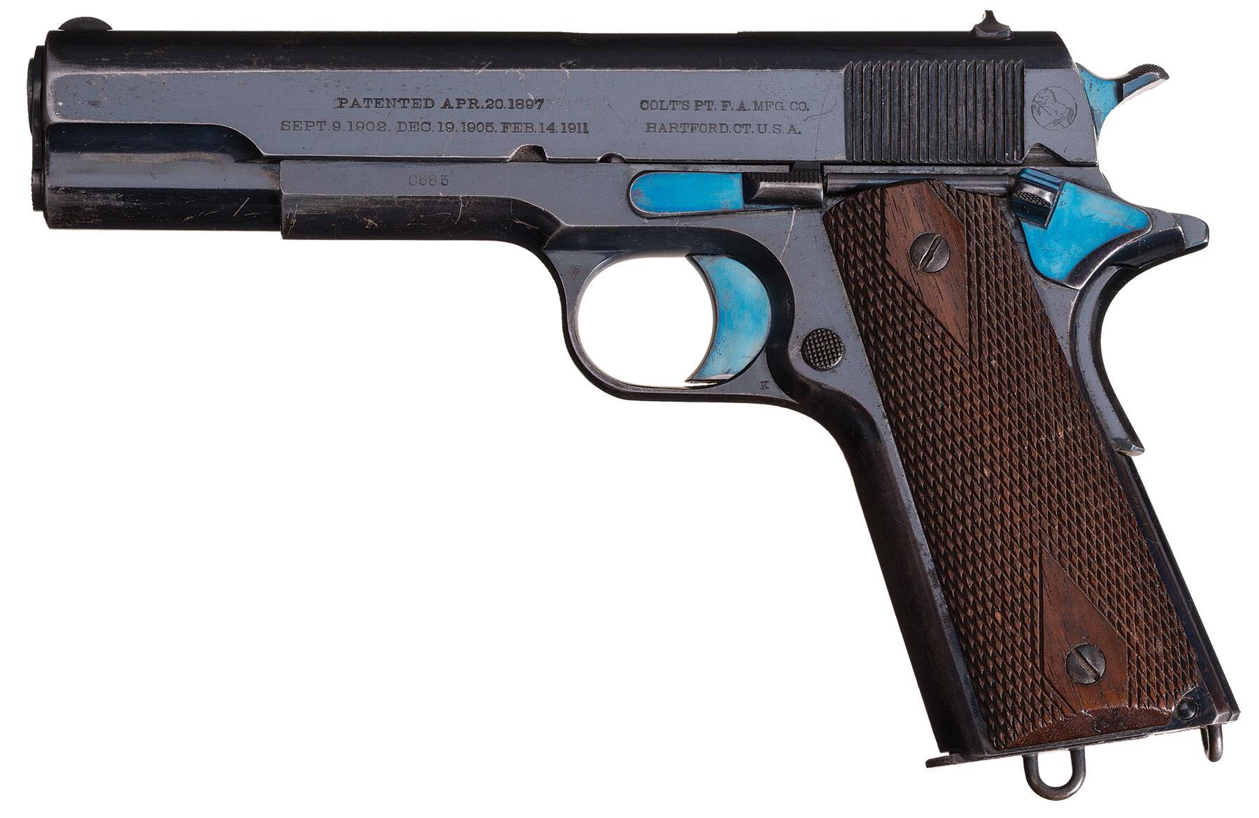 Rare Early 1912 Manufacture Colt Government Model | Rock Island Auction