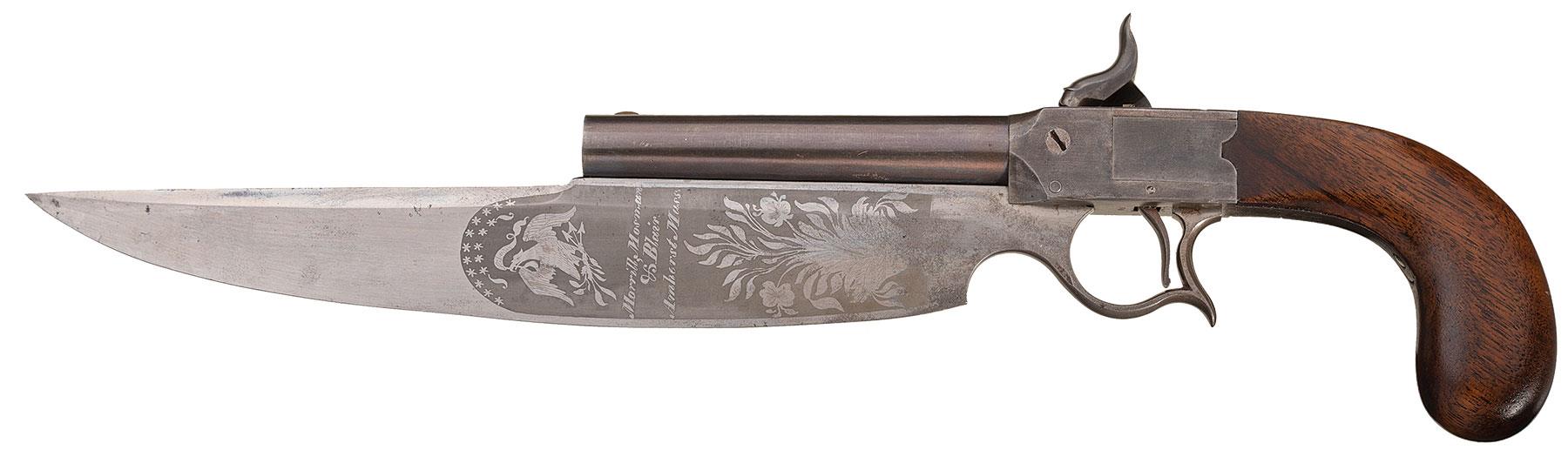 Finest Known Morrill, Mosman and Blair Elgin Cutlass Pistol | Rock ...