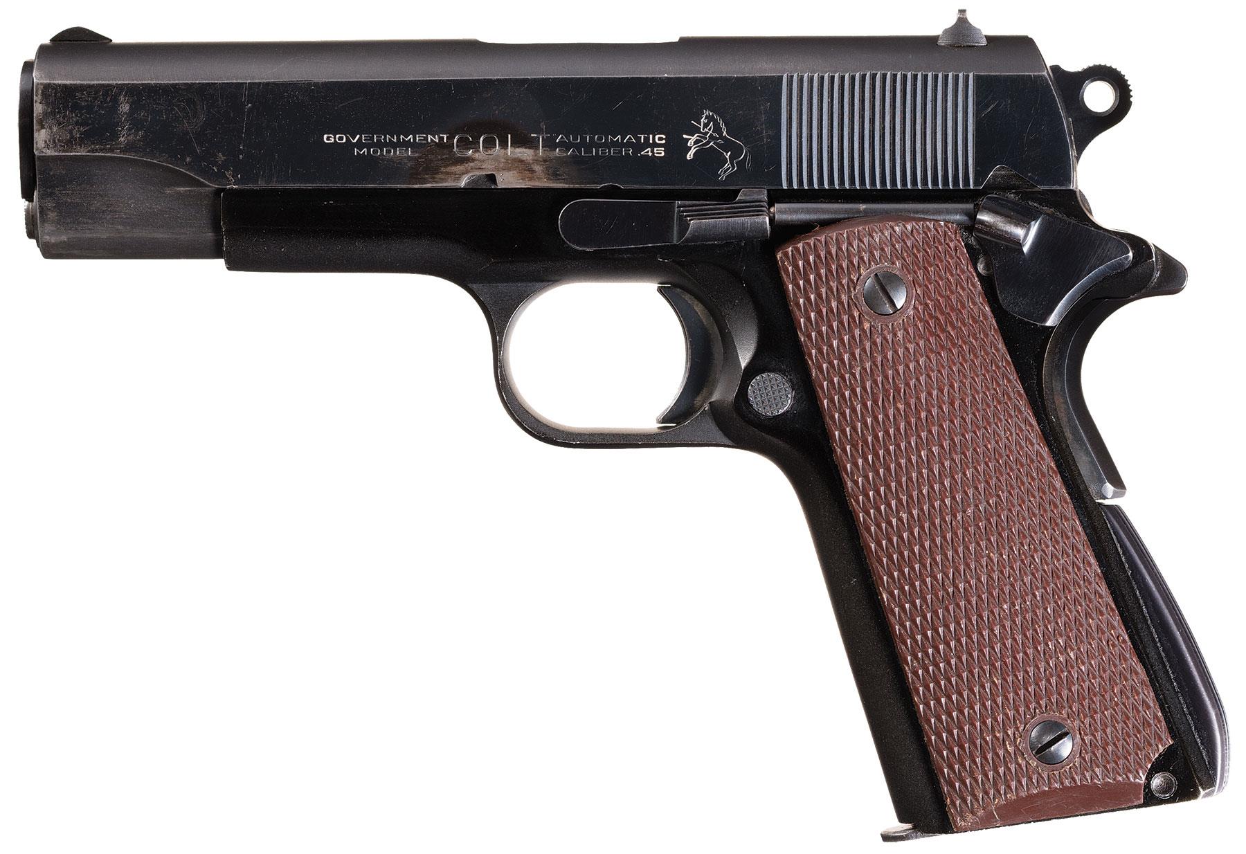 Military Prototype Colt 'Pre-Commander' Pistol with Docs | Rock Island ...