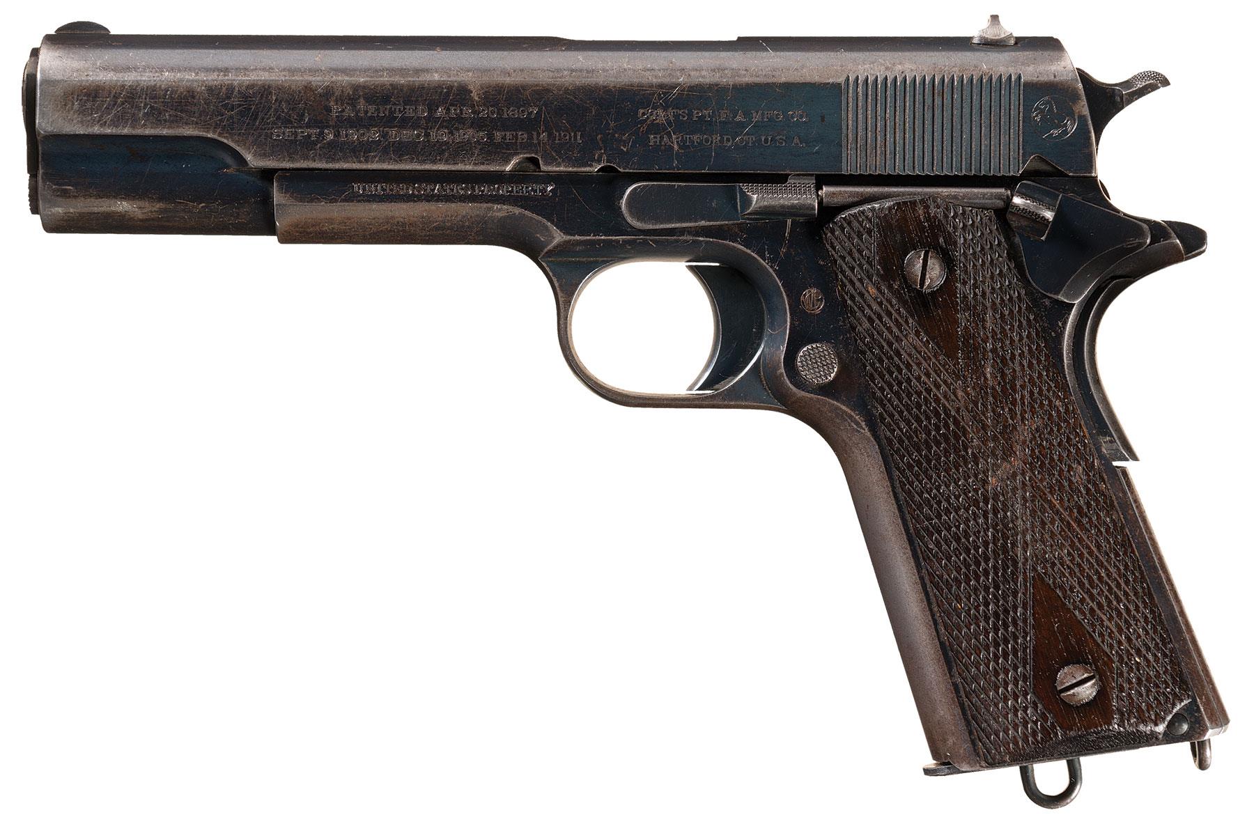 U.S. Colt 1911 Pistol, 1912 Manufacture, Keyhole Magazine | Rock Island ...