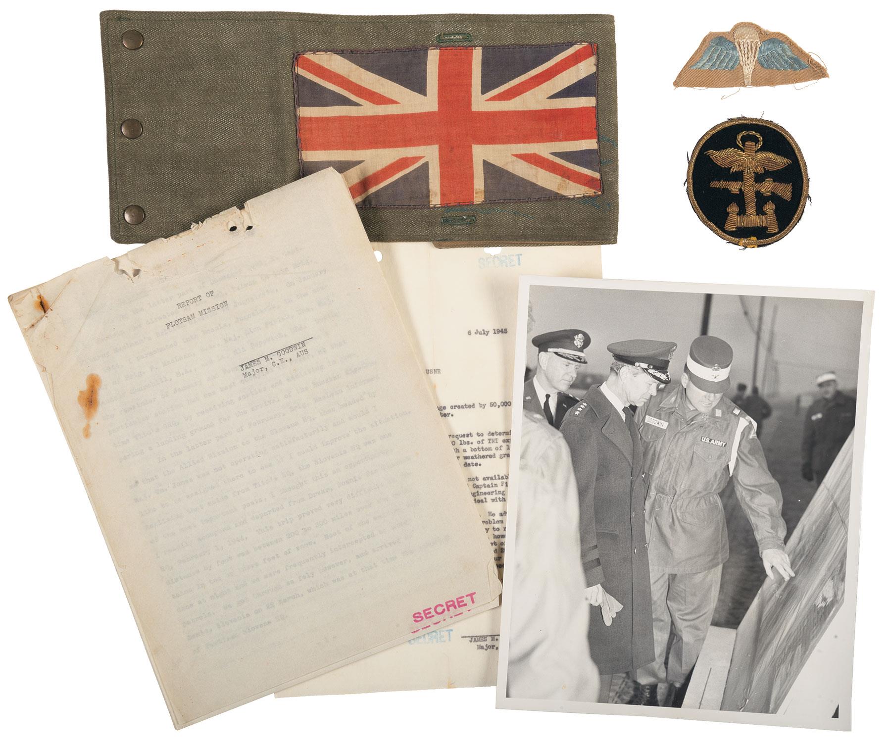 World War II Archive from OSS Operative Major James Goodwin | Rock ...