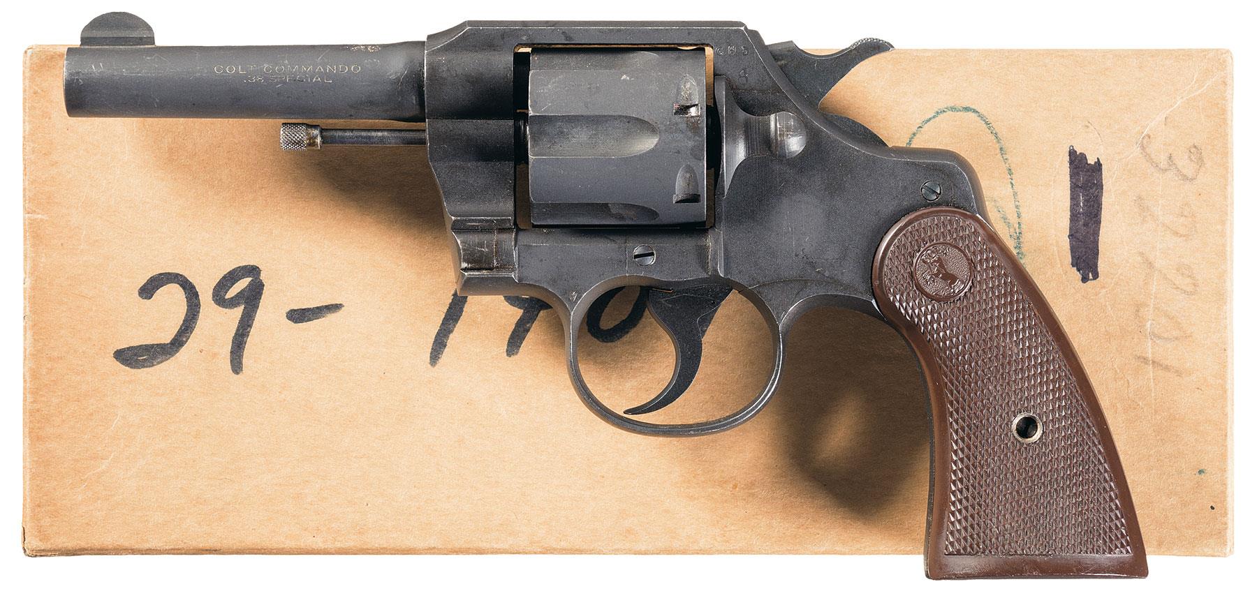 World War II U.S. Colt Commando Double Action Revolver with Box | Rock ...