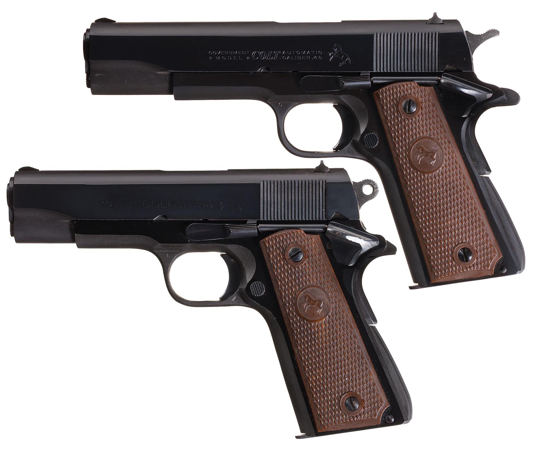 Two Colt Semi-Automatic Pistols | Rock Island Auction
