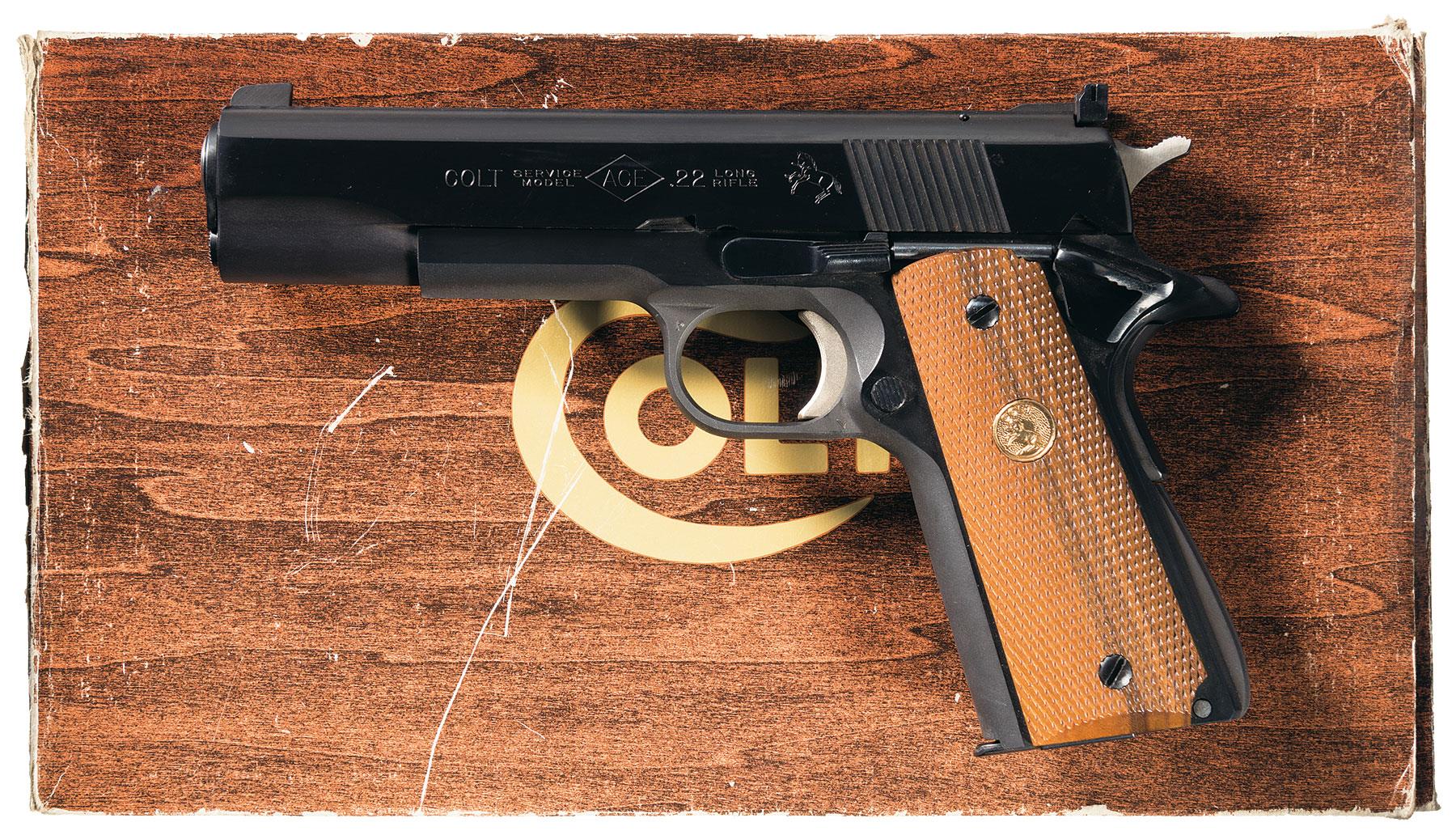 Colt Ace Service Model Pistol 22 LR With Box | Rock Island Auction