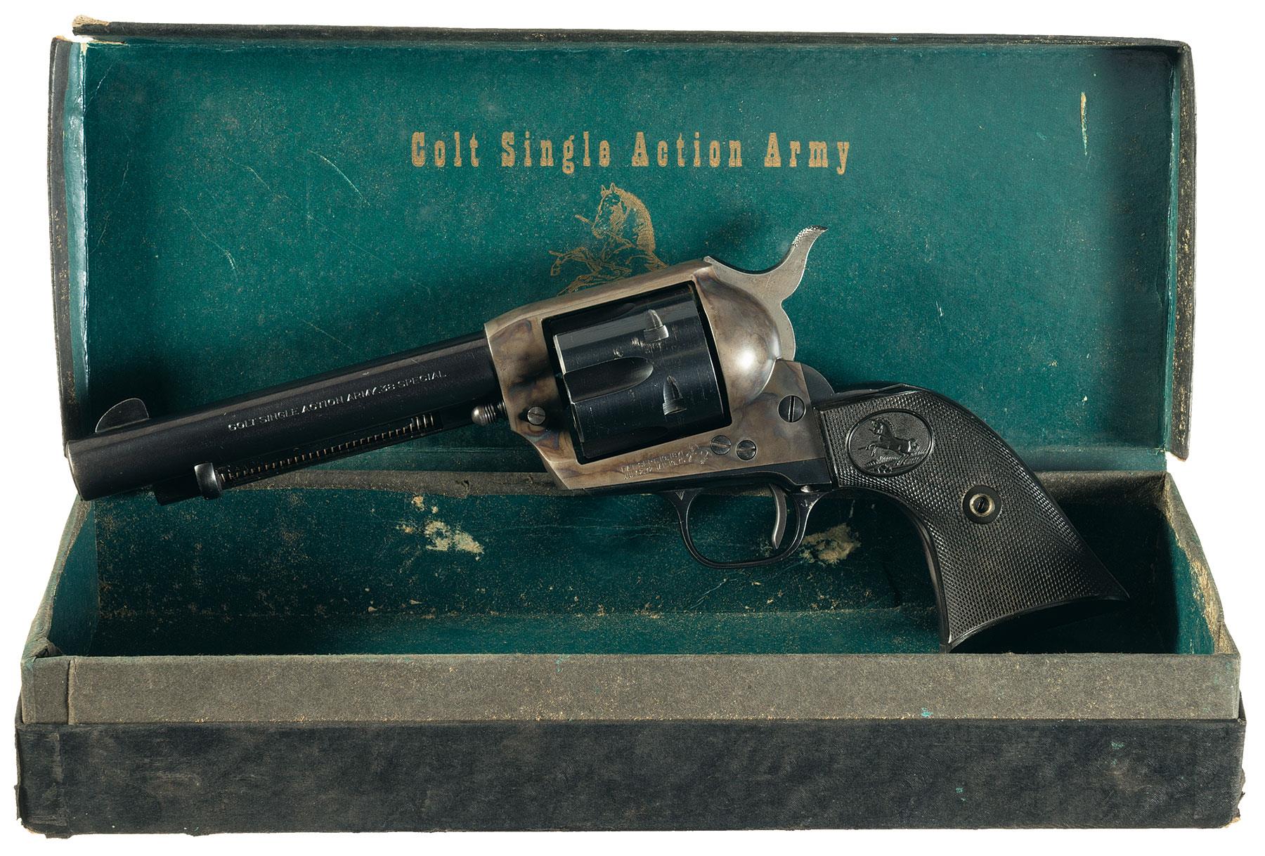Second Generation Colt Single Action Army Revolver with Box | Rock ...