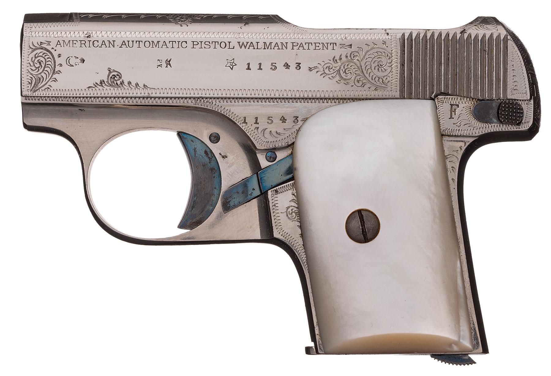 Walman Patent 'American' Pistol, Engraved | Rock Island Auction