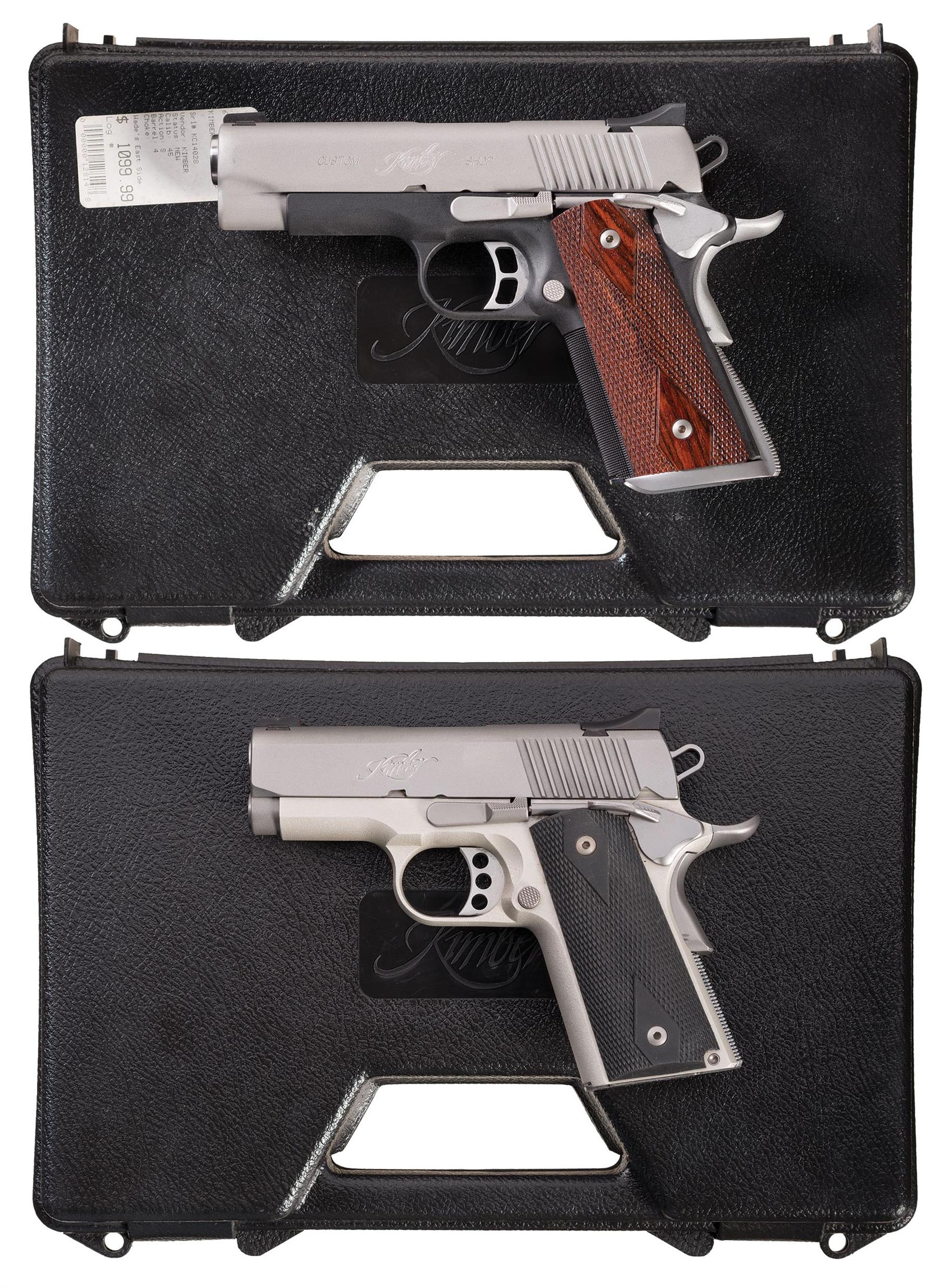 Two Kimber Semi-Automatic Pistols | Rock Island Auction