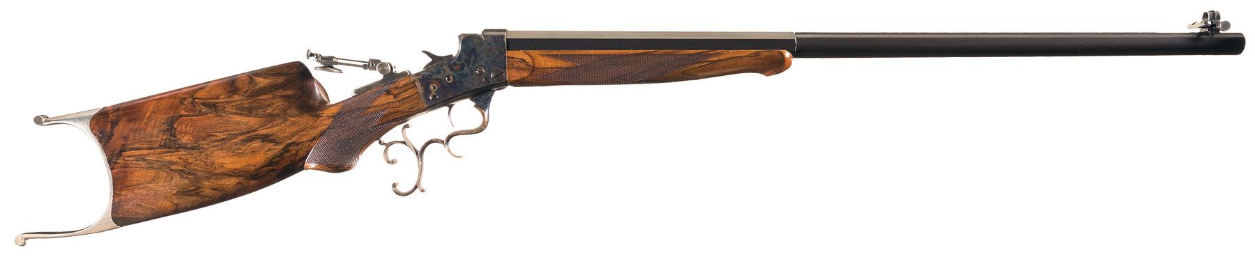 Remington-Hepburn No. 3 Schuetzen Match Style Single Shot Rifle | Rock ...
