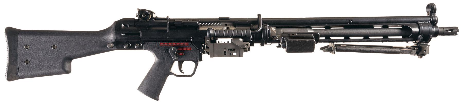 Fully Automatic Heckler Koch Model HK21 Machine Gun Rock