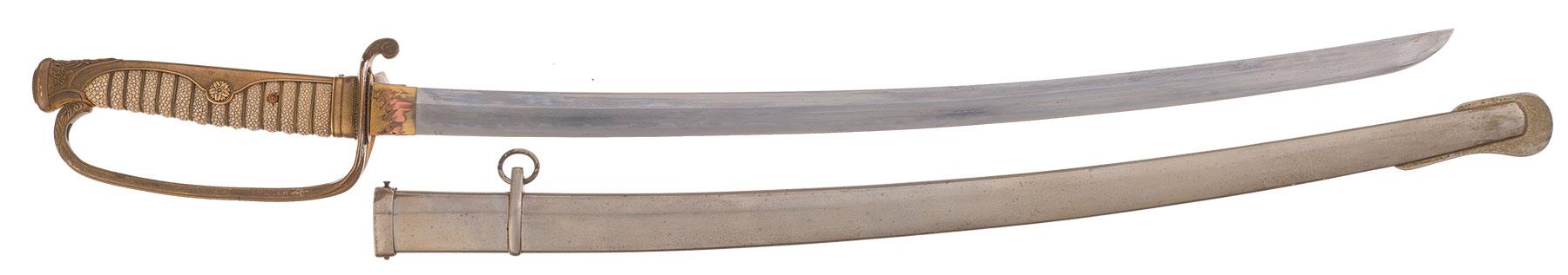 Japanese Kyo-Gunto Sword with Koto-Attributed Blade | Rock Island Auction