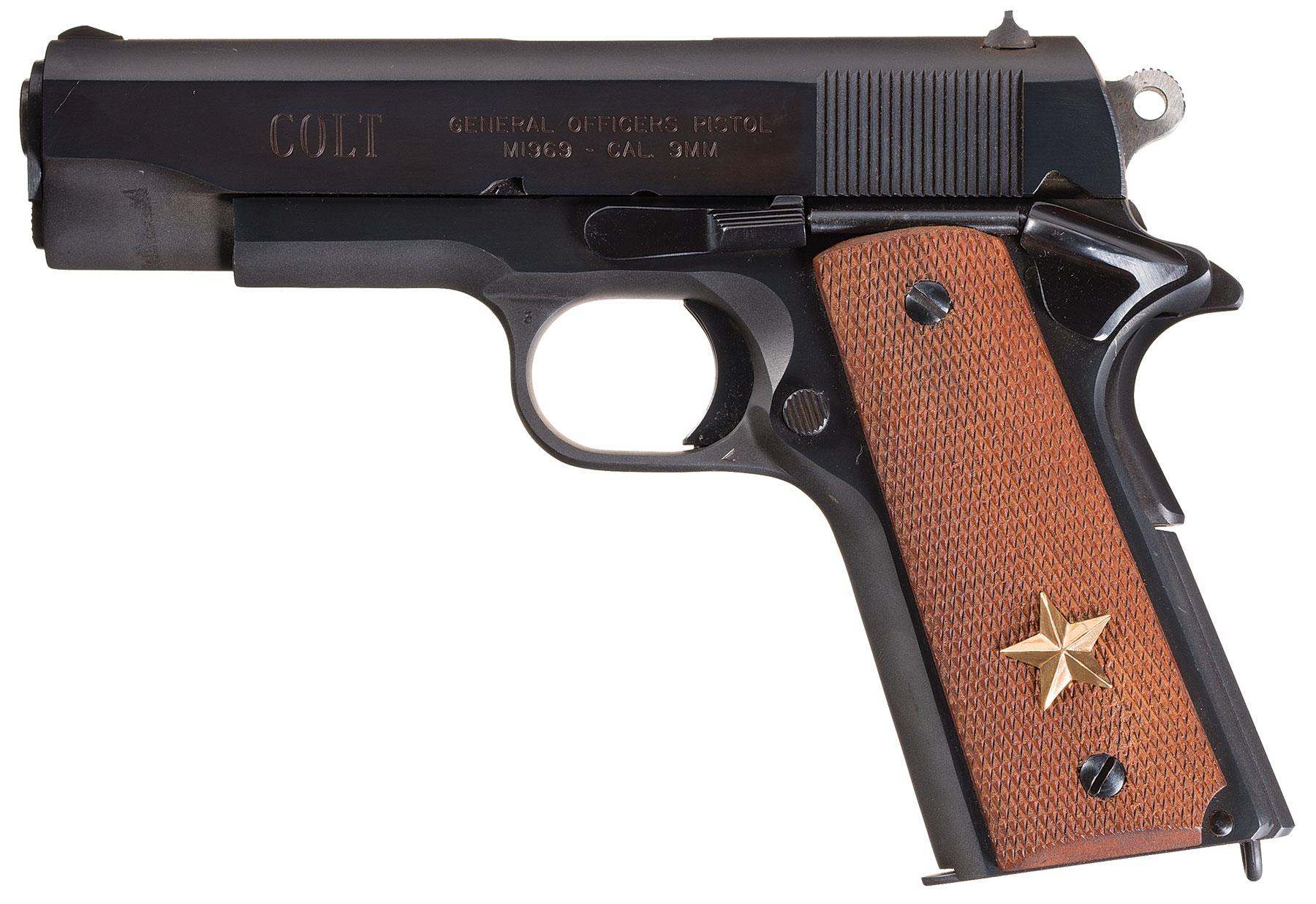 Colt 'General Officers M1969' Commander, Documented Prototype | Rock ...