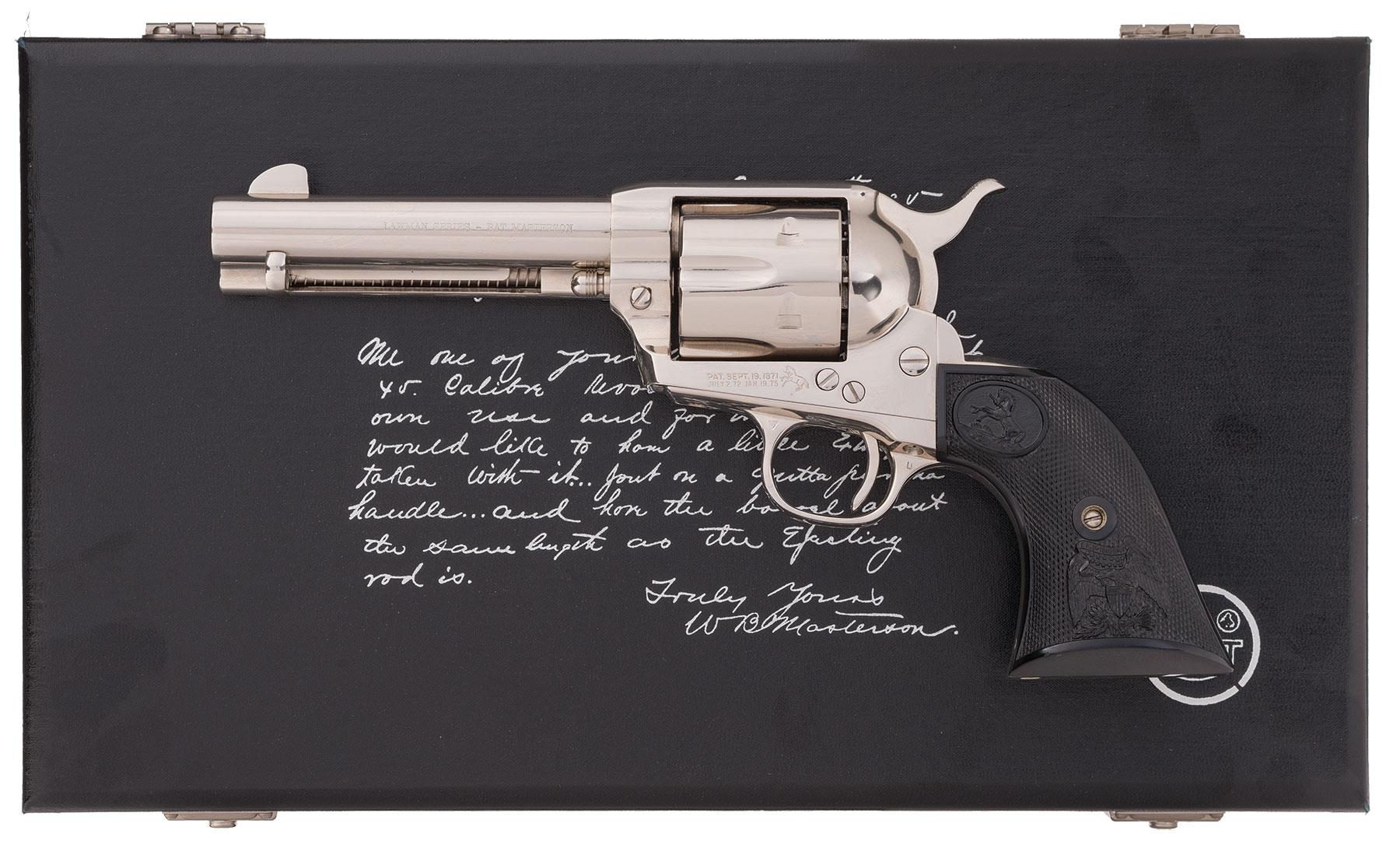 Colt Lawman Series Bat Masterson Single Action Army Revolver | Rock ...